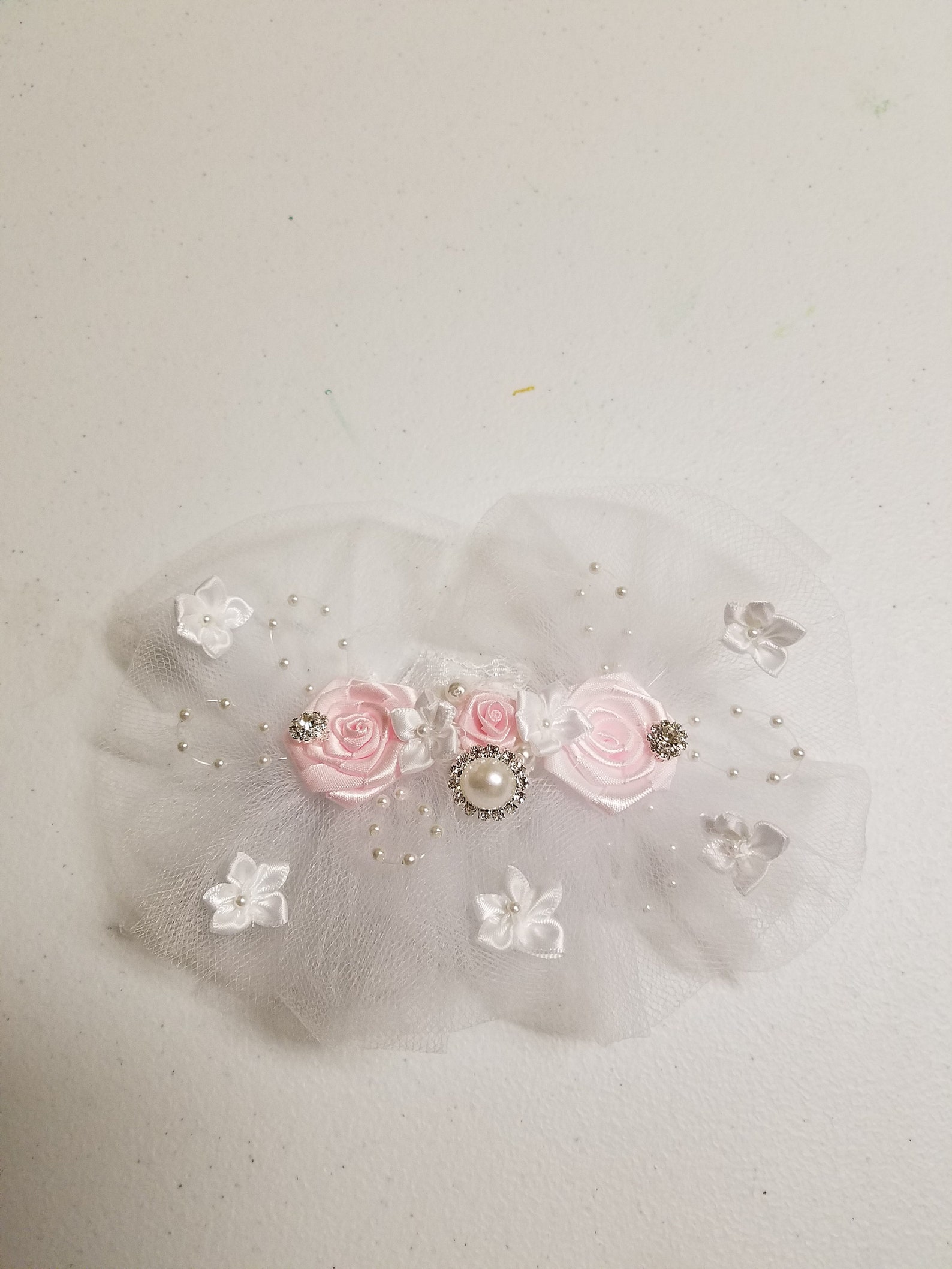 First Communion Comb Girls Tulle Hair Comb White Pearls - Etsy