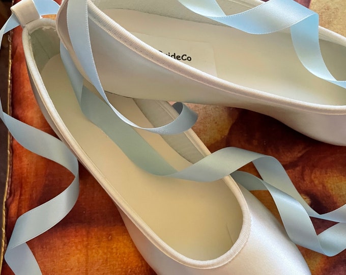 Blue Toile Love Birds Bridal Ballet Slipper ~ T Oile De Jouy Ballet ...