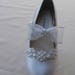 Girls Communion Shoes Beaded Flowers Appliques, White Ivory Plus More ...
