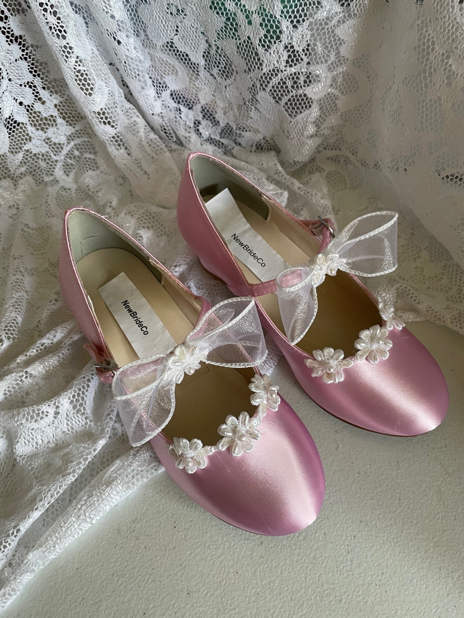 Girls Communion Shoes Beaded Flowers Appliques White Ivory - Etsy