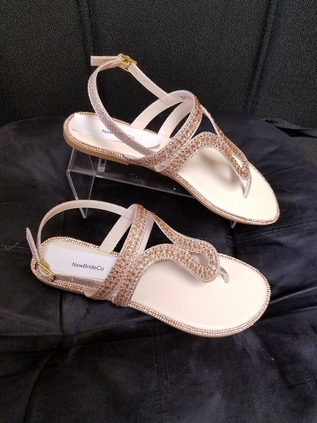 Wedding Gold or Silver Sandals, Beach Wedding Sandals, Destination ...