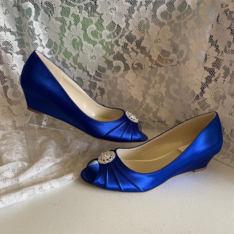 Blue Wedges - Etsy