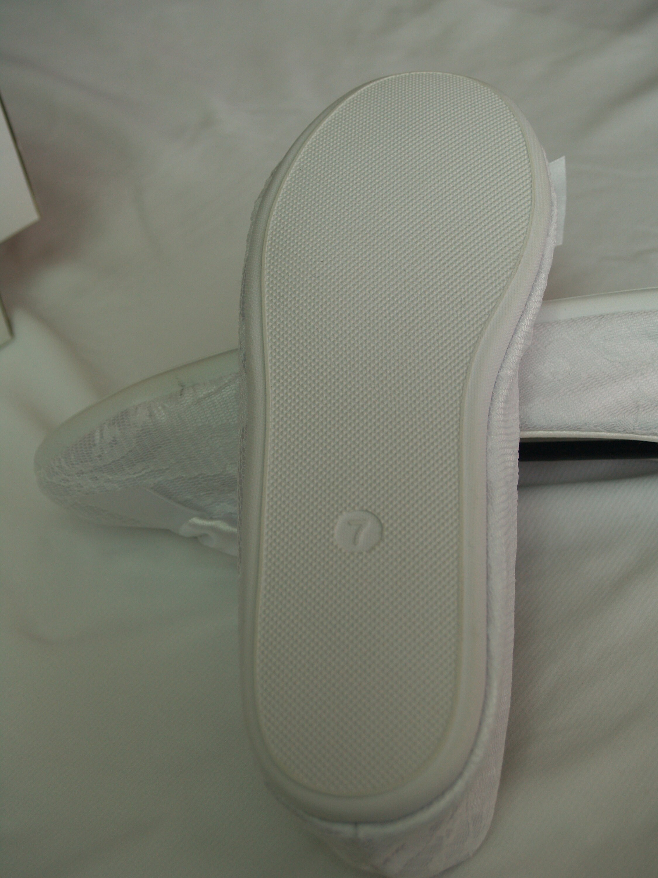 Wedding Ivory Flats Vegan Shoes Embellished With Hand Sewn BEADS ...