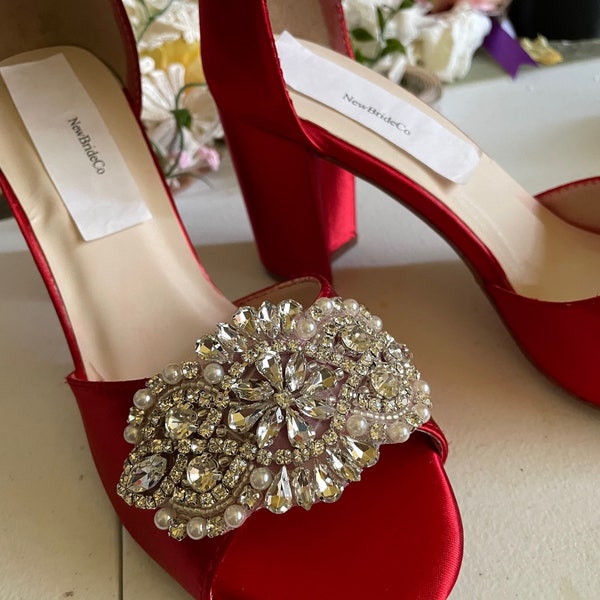 Red Wedding Shoes - Etsy