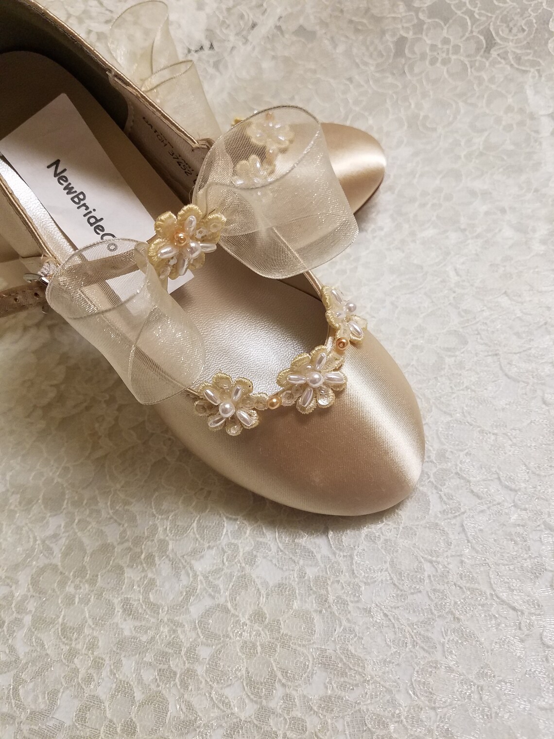 Girls Communion Shoes beaded Flowers appliques white ivory | Etsy