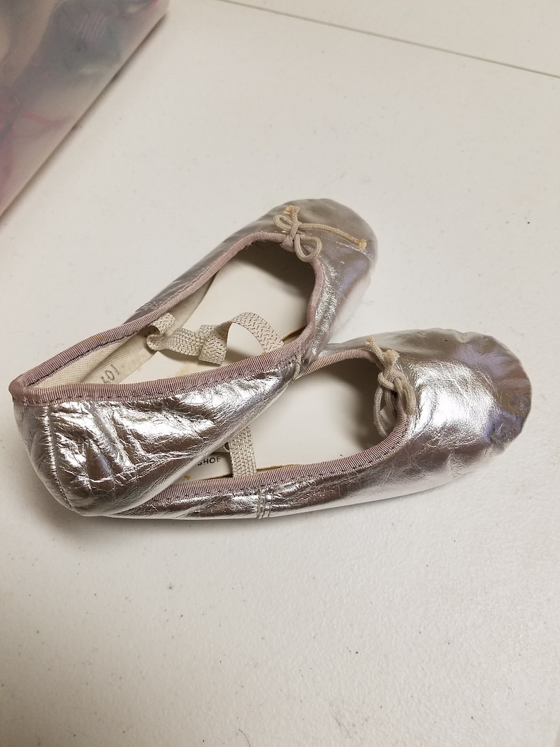 Ballerina Girls Gold Shoesflower Girls Gold and - Etsy