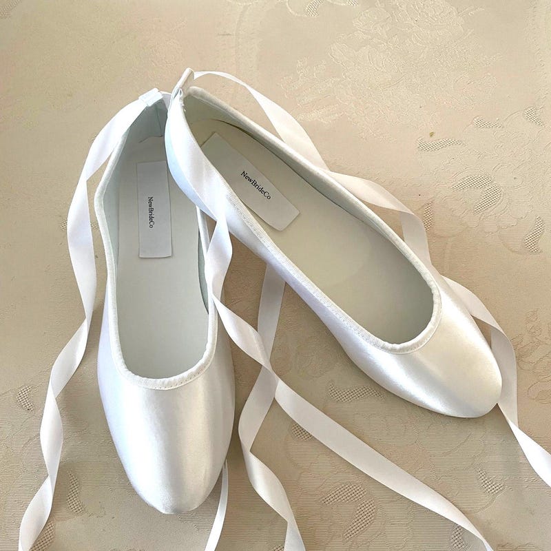 Wedding Laceup Flats - Etsy