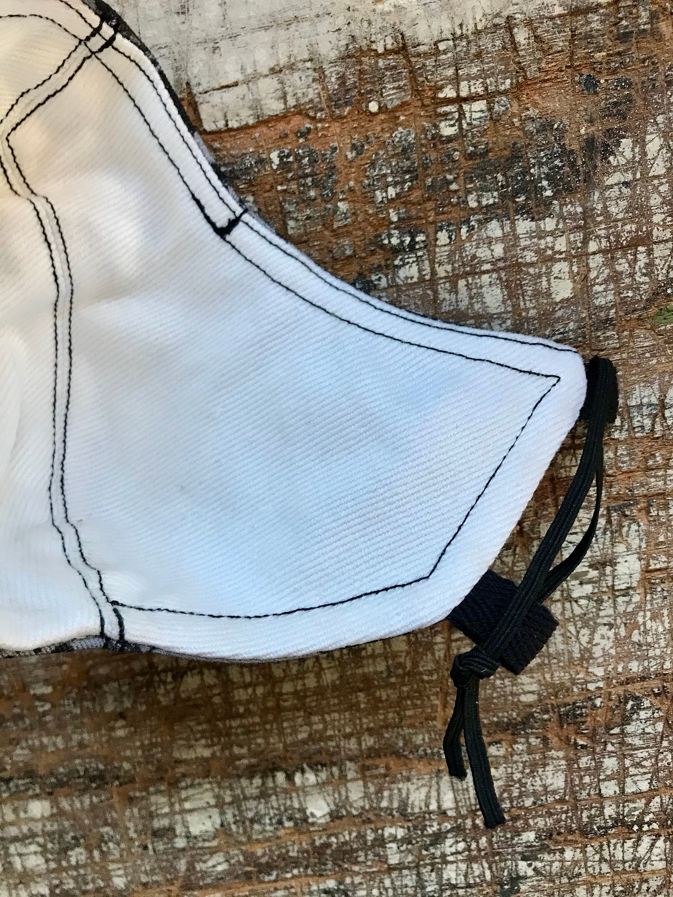 Fitted Organic Cotton Aurelian Butterfly Moth Mask With Adjustable ...