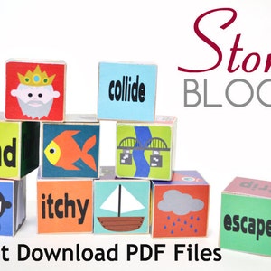 PDF Printable DIY Story Blocks - Etsy