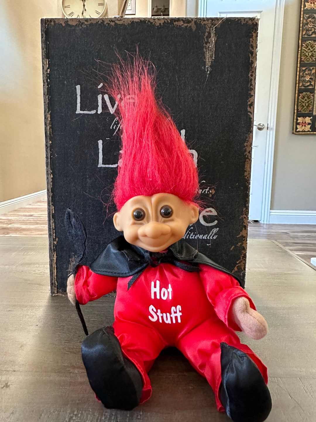 Vintage Russ Troll Doll, Hot Stuff Troll, Red Hair Tolls, Item #1811 - Etsy