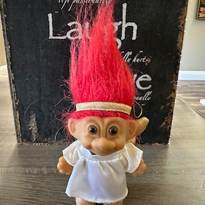 Vintage Russ Troll Doll, Angel Troll, Red Hair Tolls, Item #18277 - Etsy