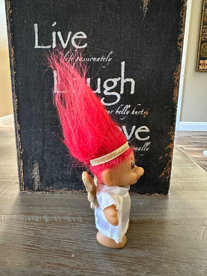 Vintage Russ Troll Doll, Angel Troll, Red Hair Tolls, Item #18277 - Etsy