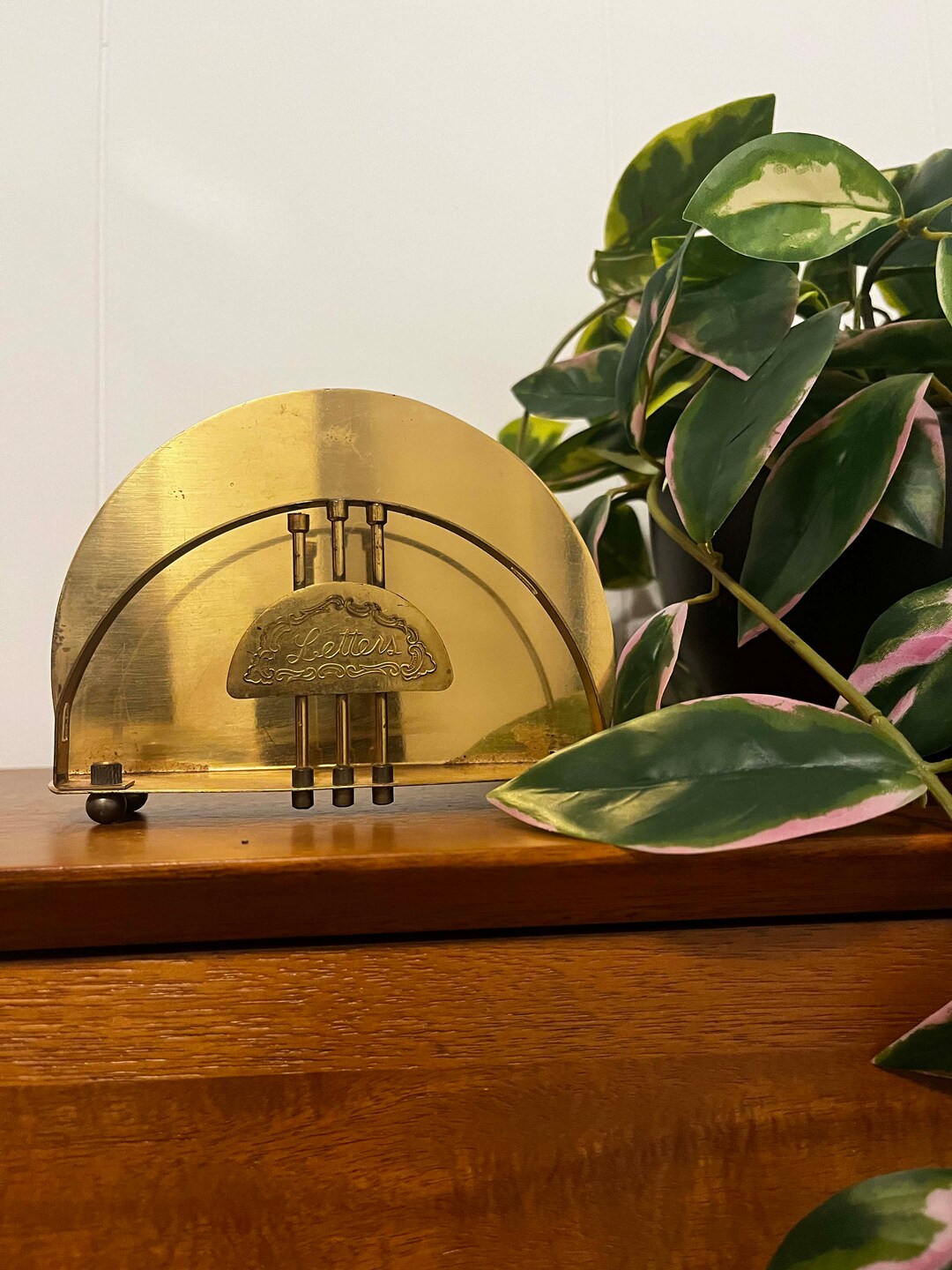 Vintage Gold Letter Holder - Etsy