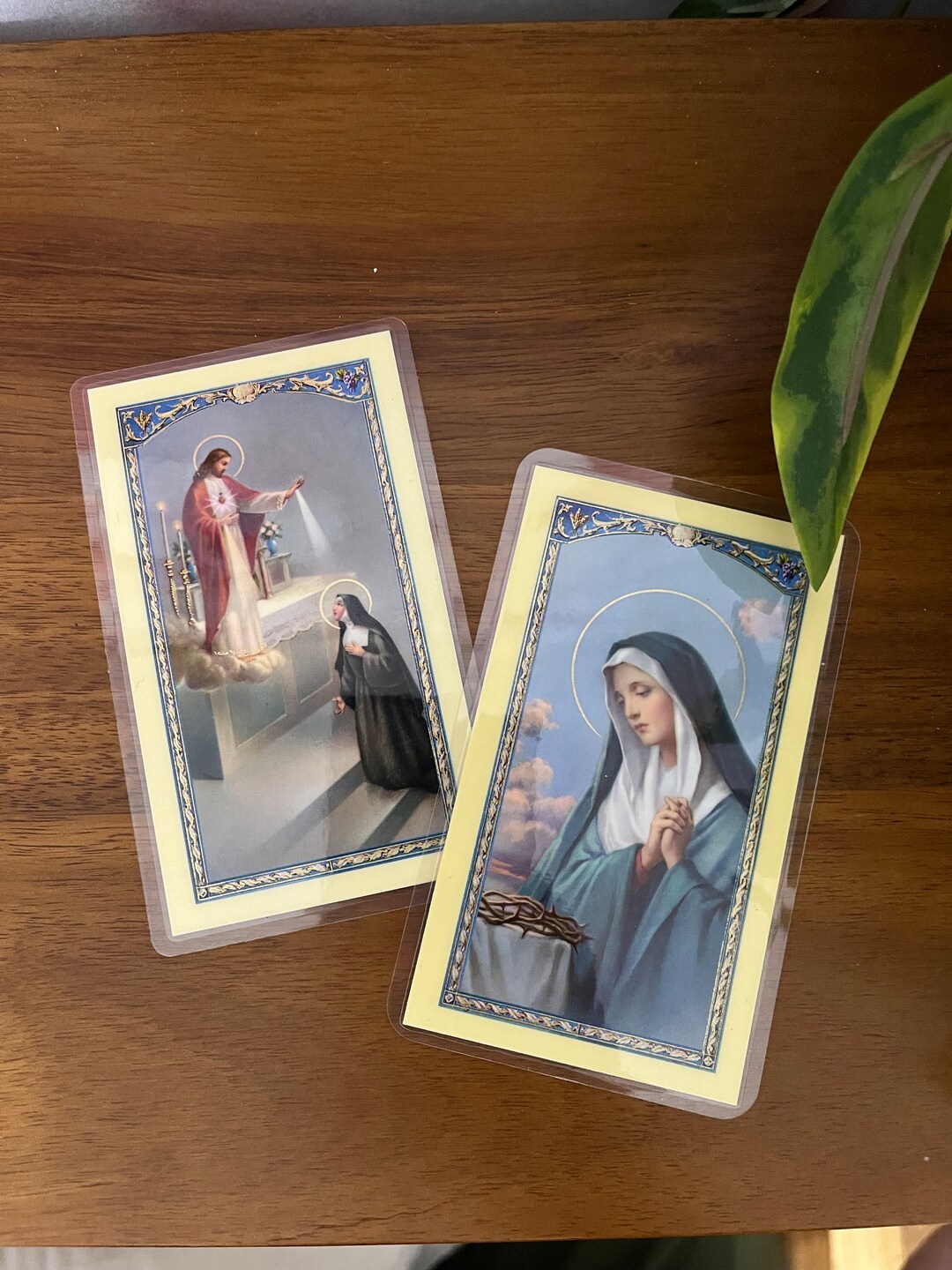 Vintage Set of Prayer Cards Made in Italy Prayer to the Mother of ...