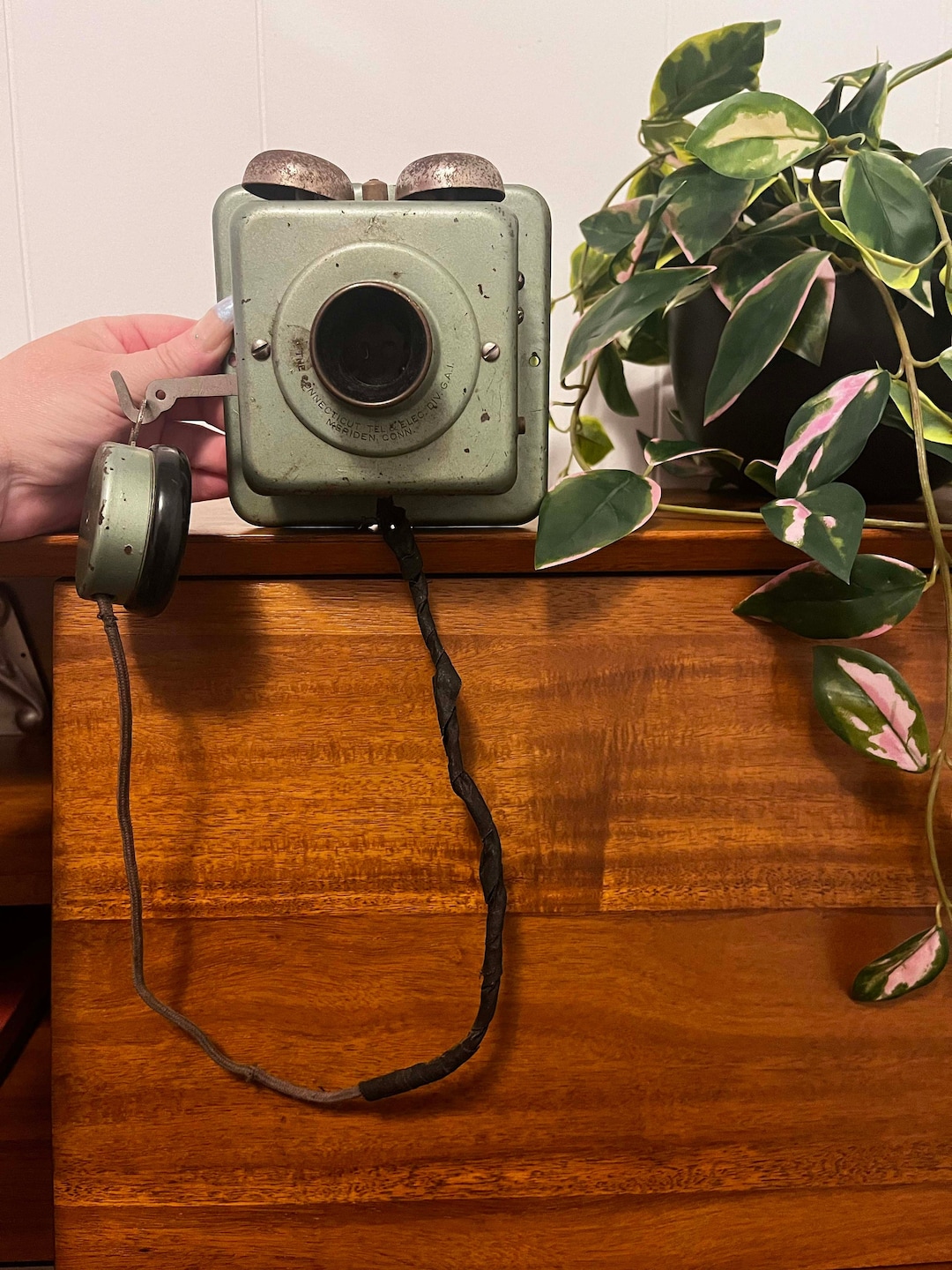 Vintage Connecticut Telephone and Electric Co. Meridian Wall Box ...