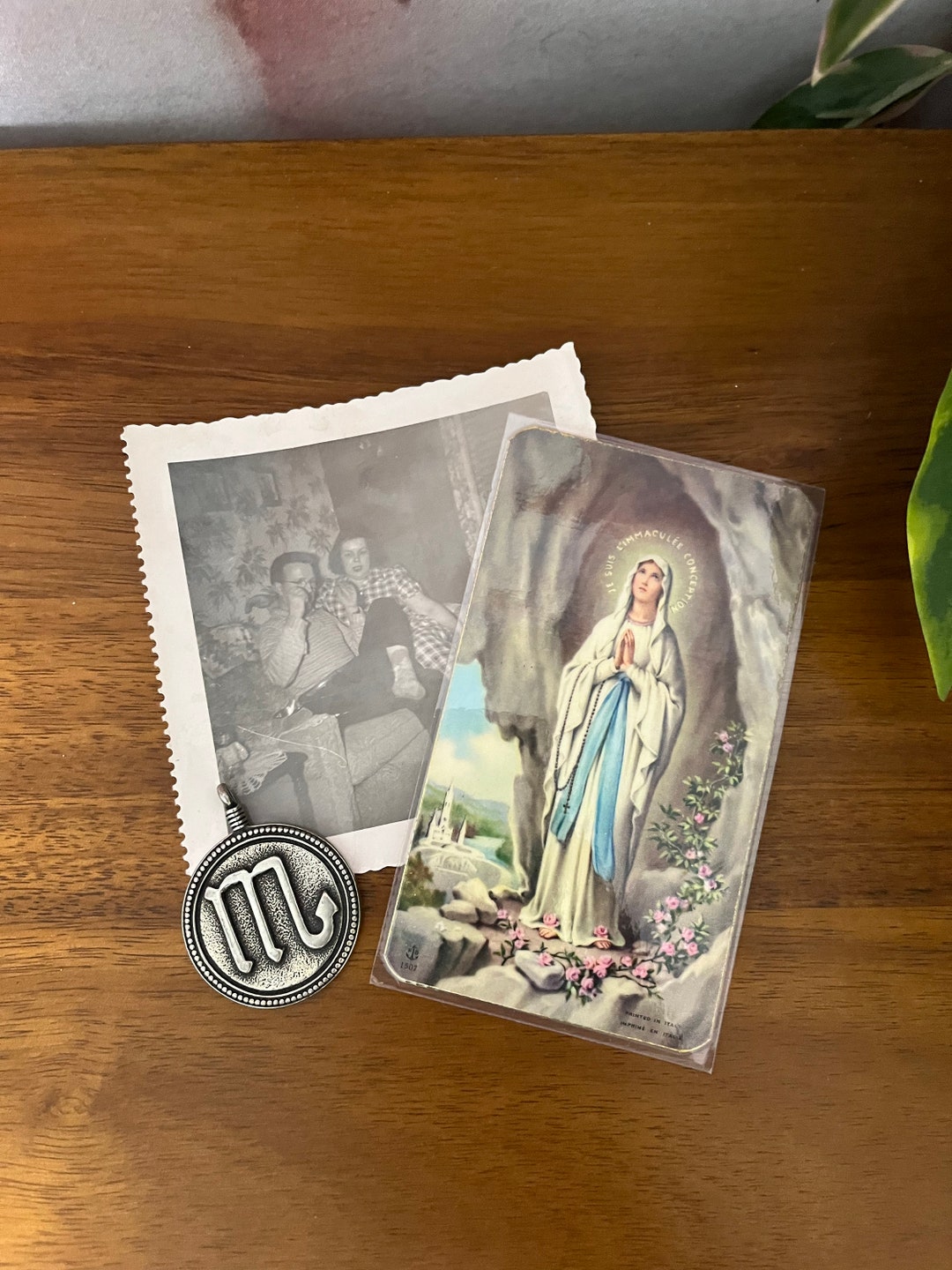 Things #7 Religious Ephemera Memorial Card Vintage Cute Couple ...