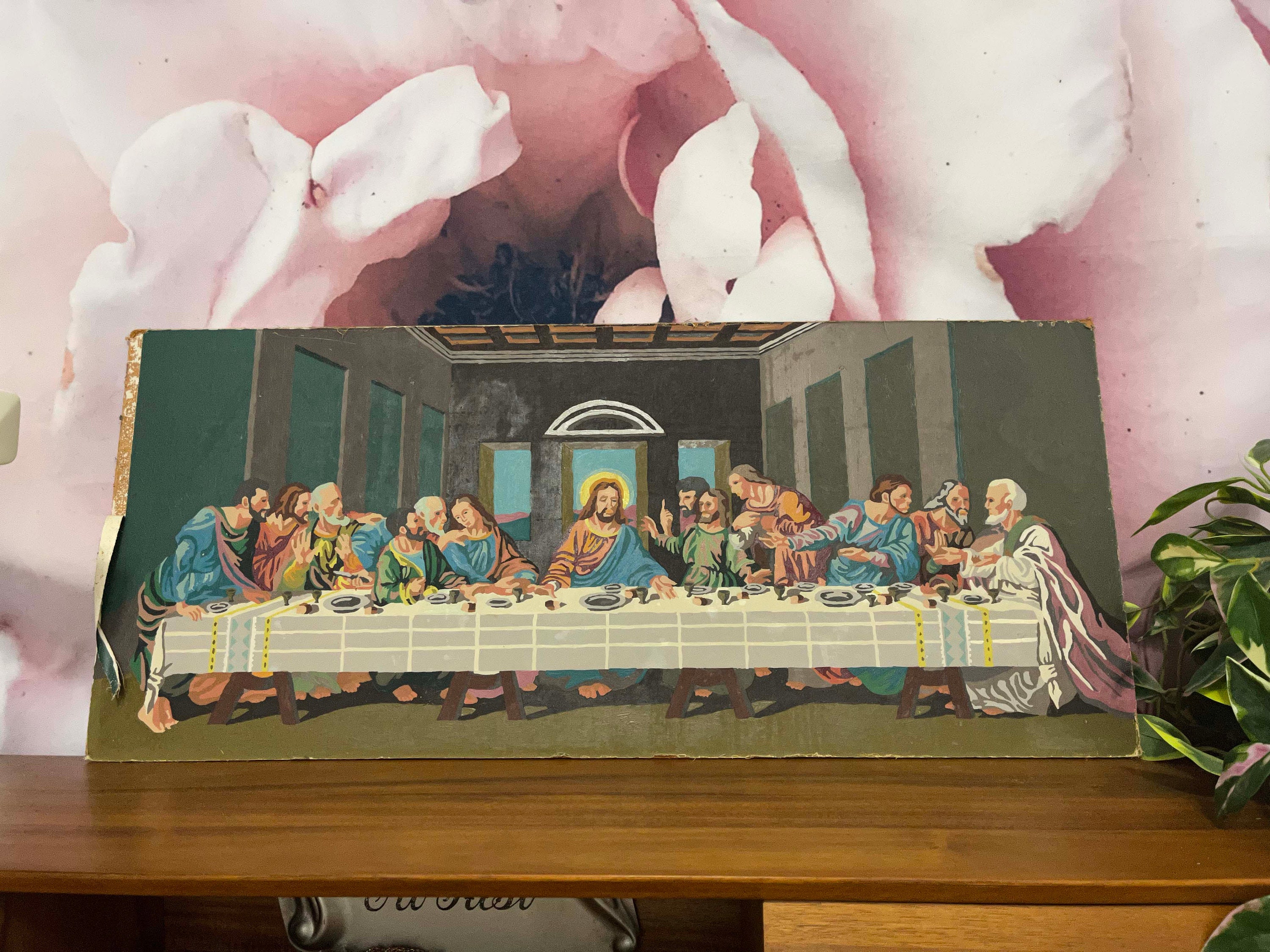 Vintage Large the Last Supper Paint by Numbers - Etsy