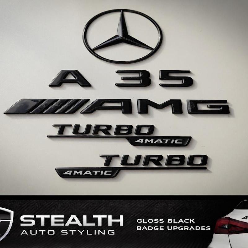 Mercedes A35 Badges - Etsy UK