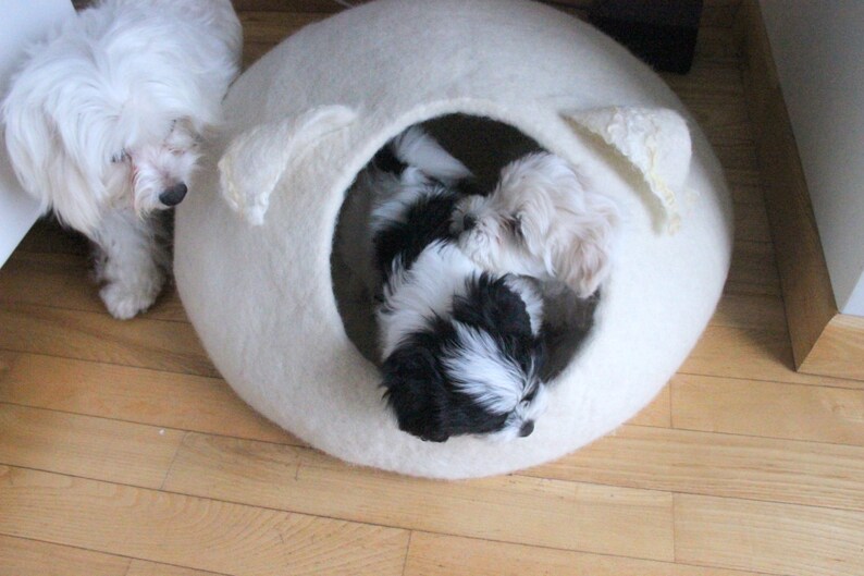 Pets Bed / Dog Bed Dog Cave Small Dog House Eco-friendly - Etsy