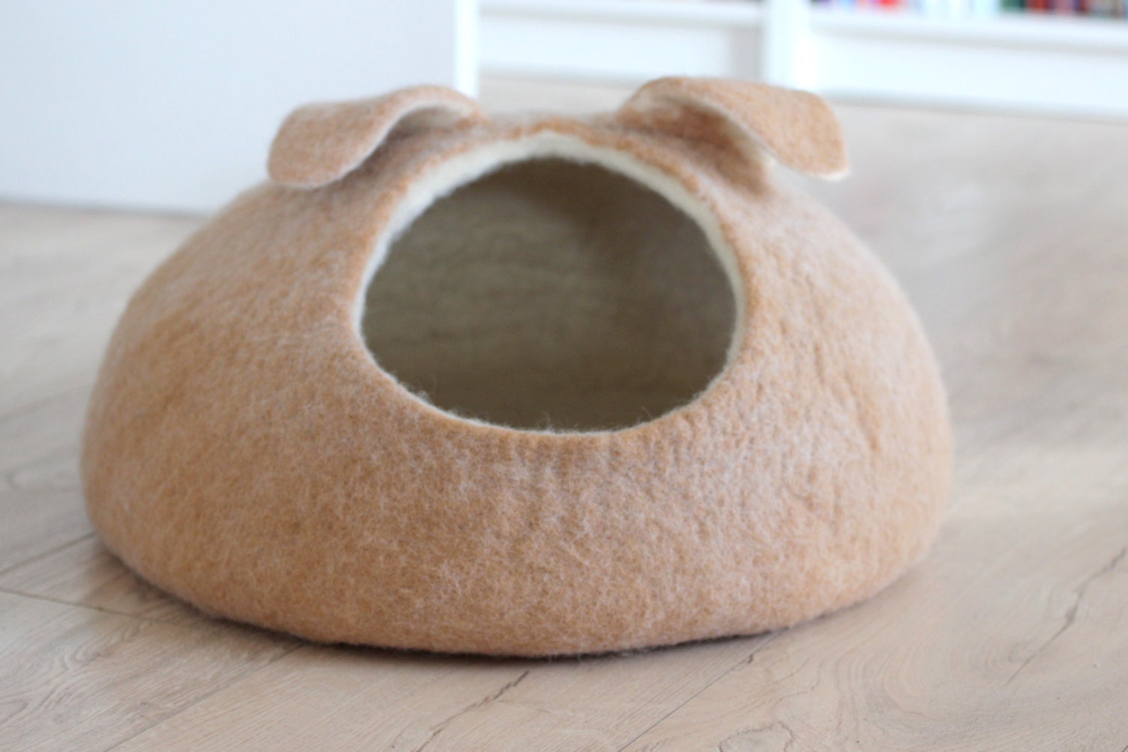 Small Dog Bed. Wool Dog Bed. Gift for Pets. Wool Pet Bed. - Etsy