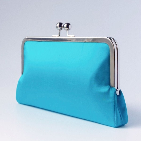 Turquoise Clutch Bag - Etsy