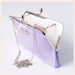 Clutch Bag Lilac Wedding Purse Purple Art Deco Handbag With - Etsy