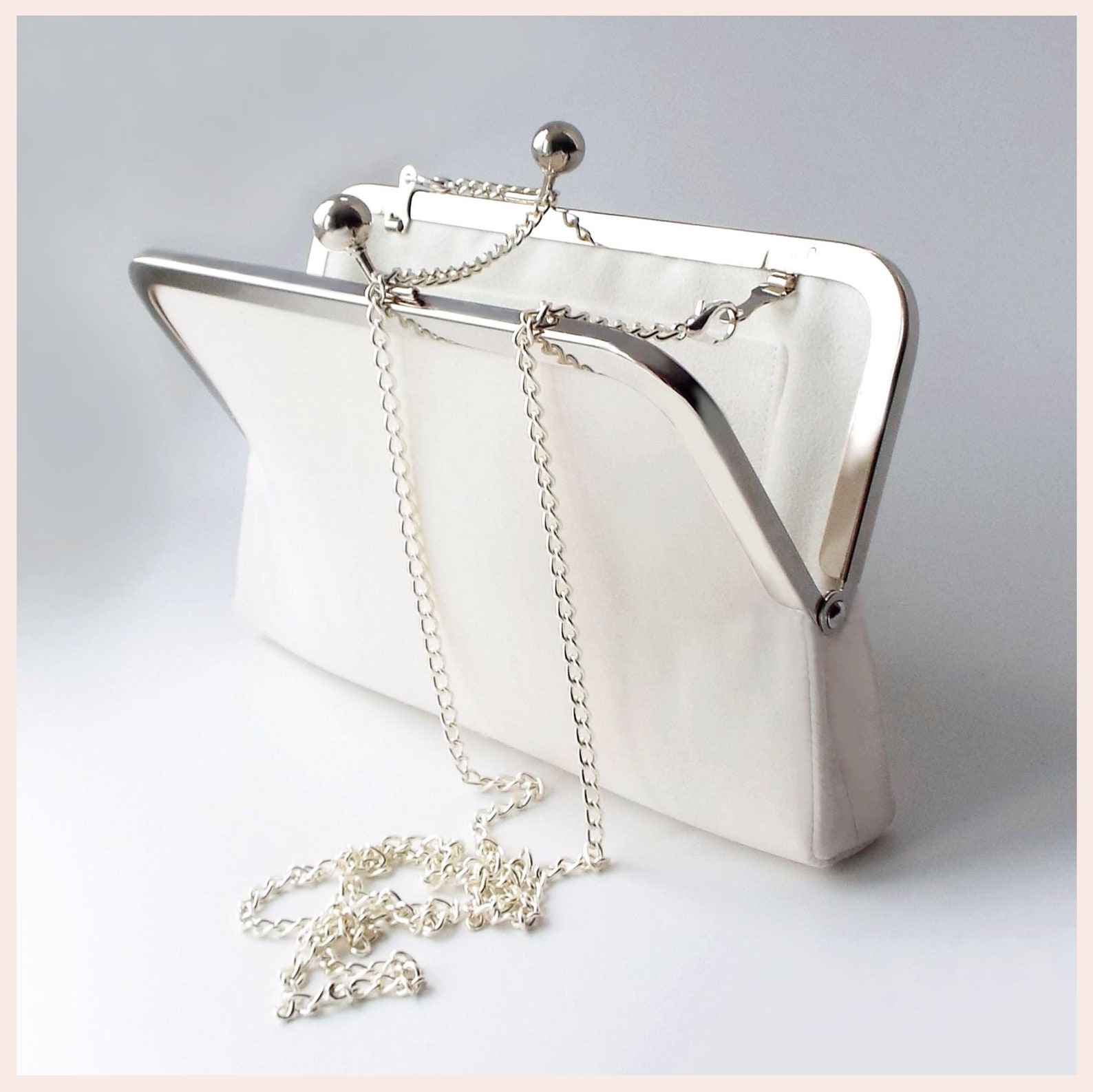 Ivory Wedding Clutch Bridal Clutch Bag Bridal Purse for - Etsy