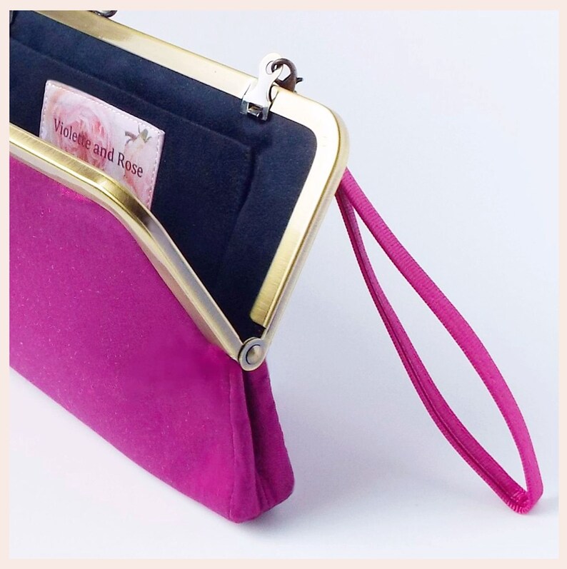 Pink Evening Bag Fuchsia Clutch Purse Wedding Clutch Bag - Etsy