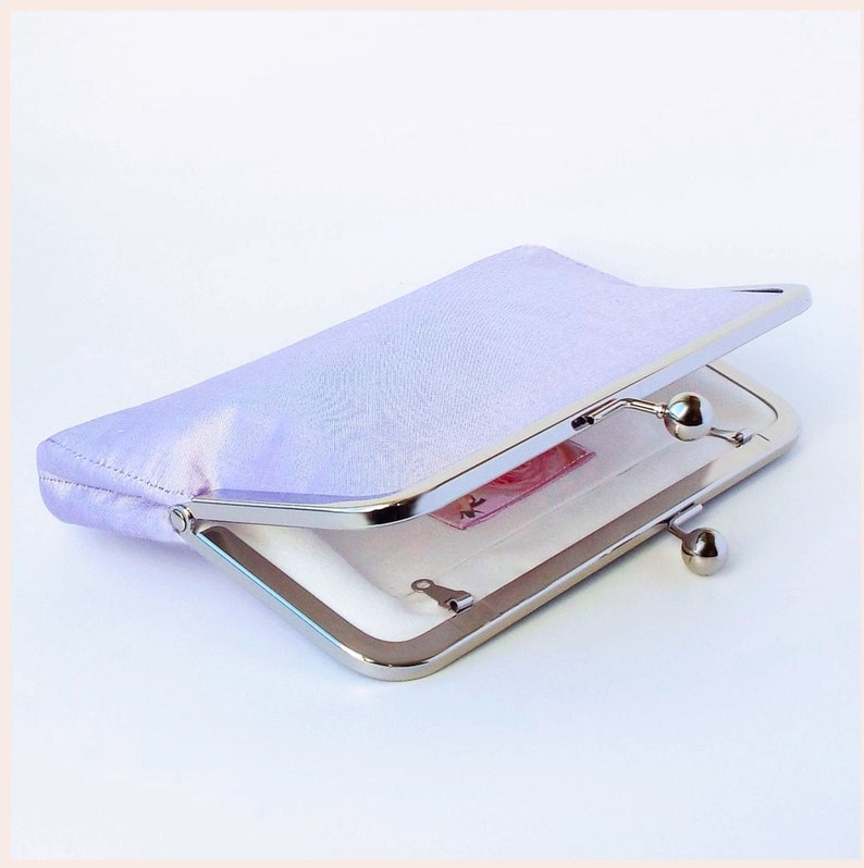 Lilac Clutch Bag Evening Purse Purple Bag With Chain - Etsy