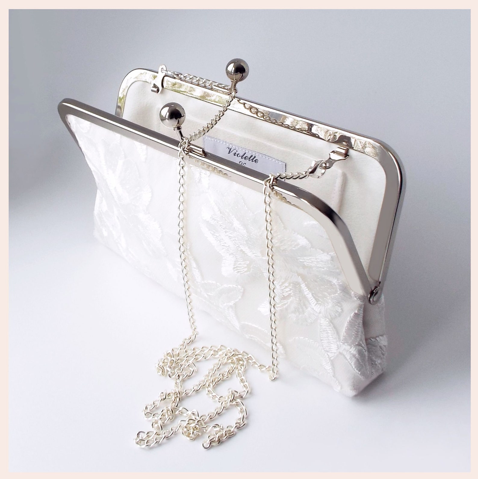 Bridal Clutch Ivory Lace Wedding Purse Bag for the Bride - Etsy