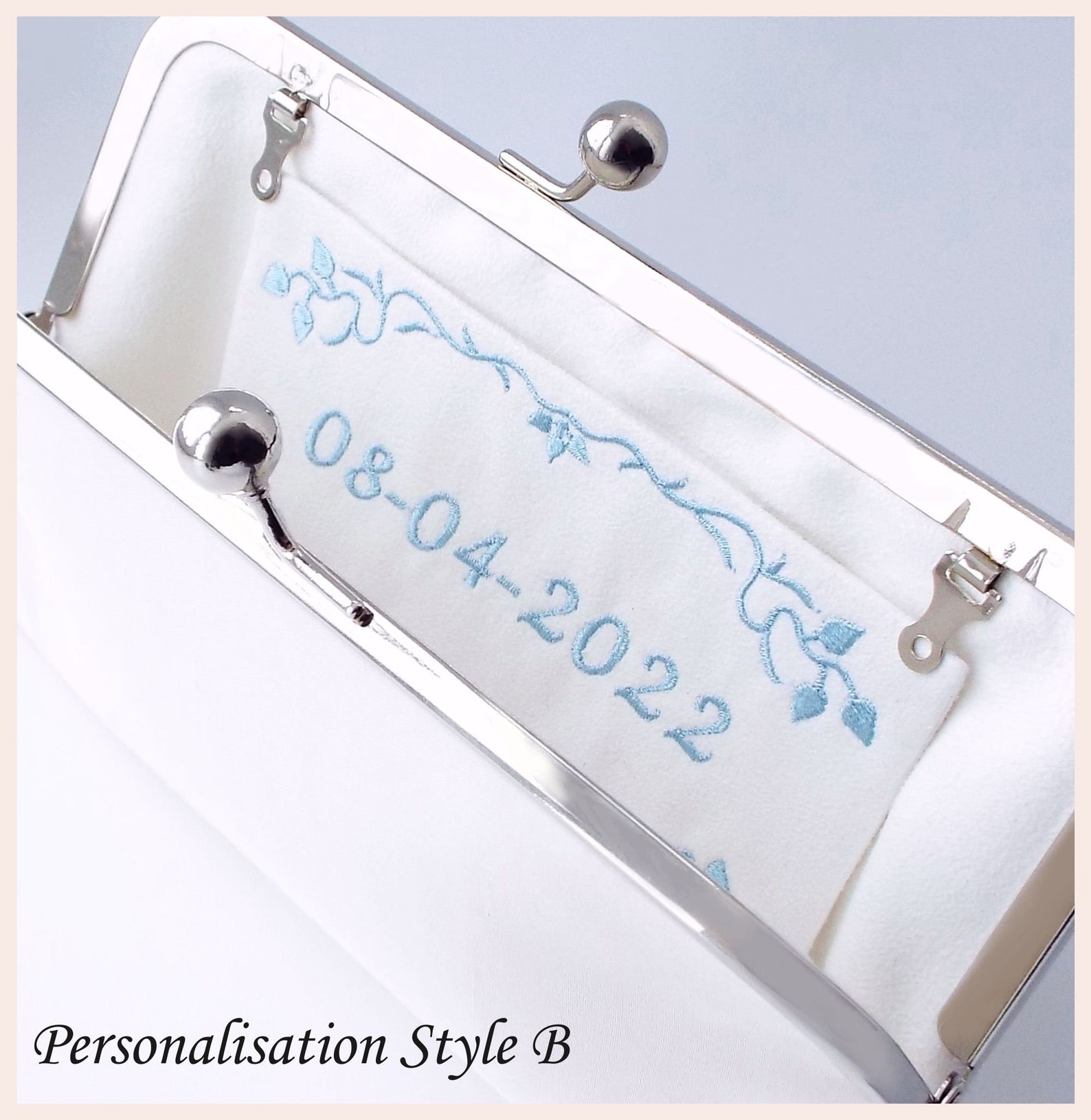 Clutch Bag, Duck Egg Blue Clutch Purse, Light Blue Bridesmaids Purse ...