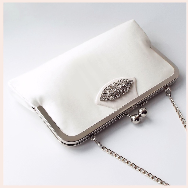 Ivory Bridal Clutch - Etsy