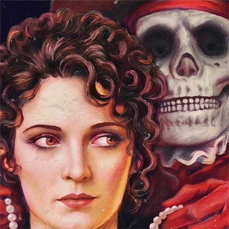 Phantom of the Opera Vintage Pulp Magazine : Gothic Wall Art - Etsy UK