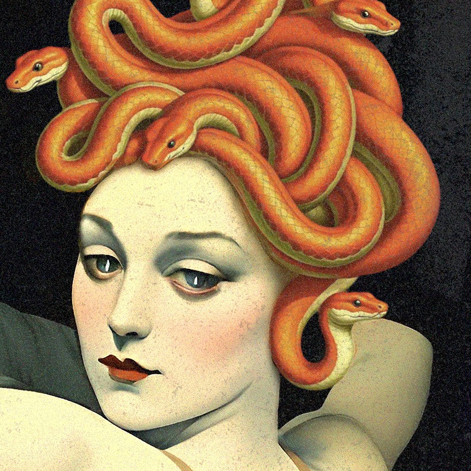 Vintage Medusa Dance Poster: Gothic Horror Wall Art - Etsy