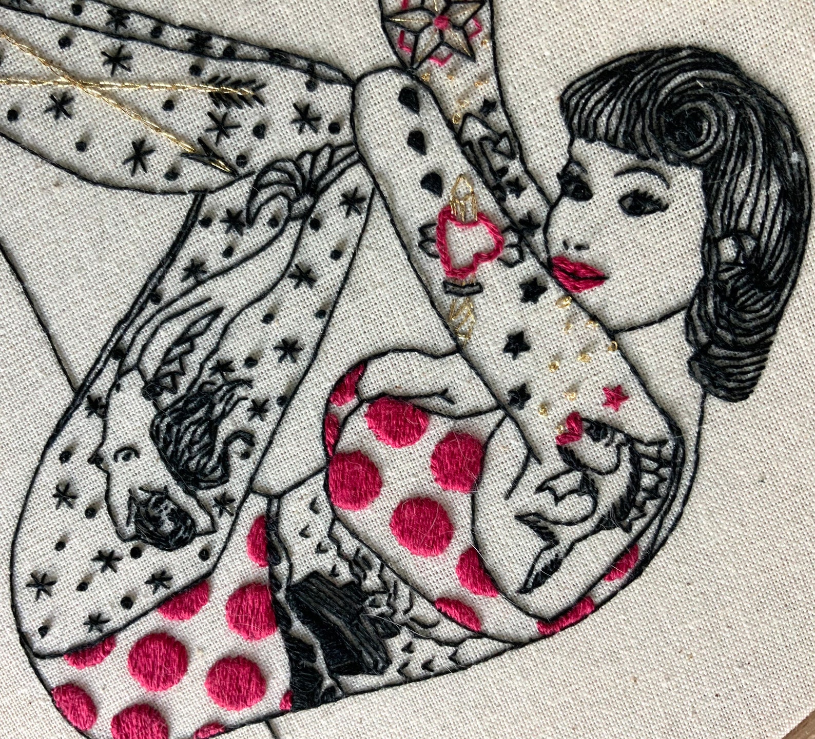 Modern Embroidery Pattern & Tutorial (PDF File, in English), Instant ...