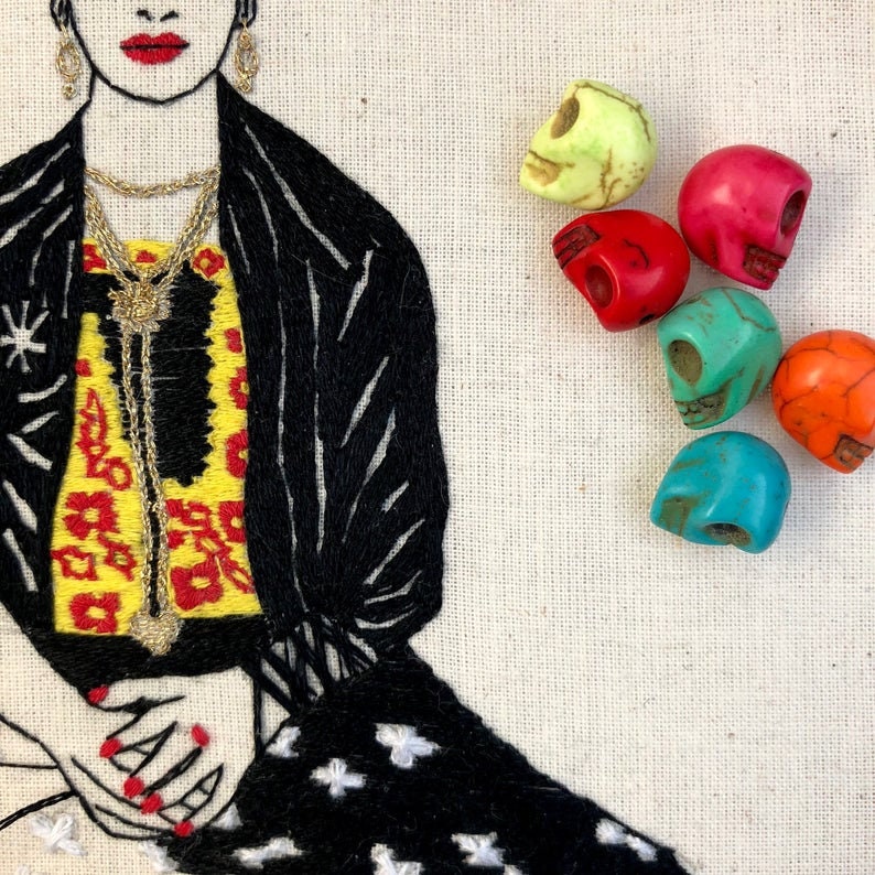 Modern Embroidery Pattern & Tutorial PDF File in English - Etsy