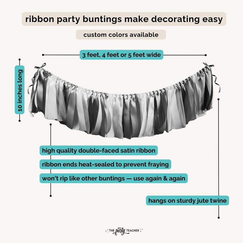 Paw Print Ribbon Bunting: Dog Puppy Party Garland, Birthday Decor ...