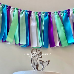 Mermaid Bunting, Mermaid Garland, Mermaid Party Decor, Mermaid Birthday ...