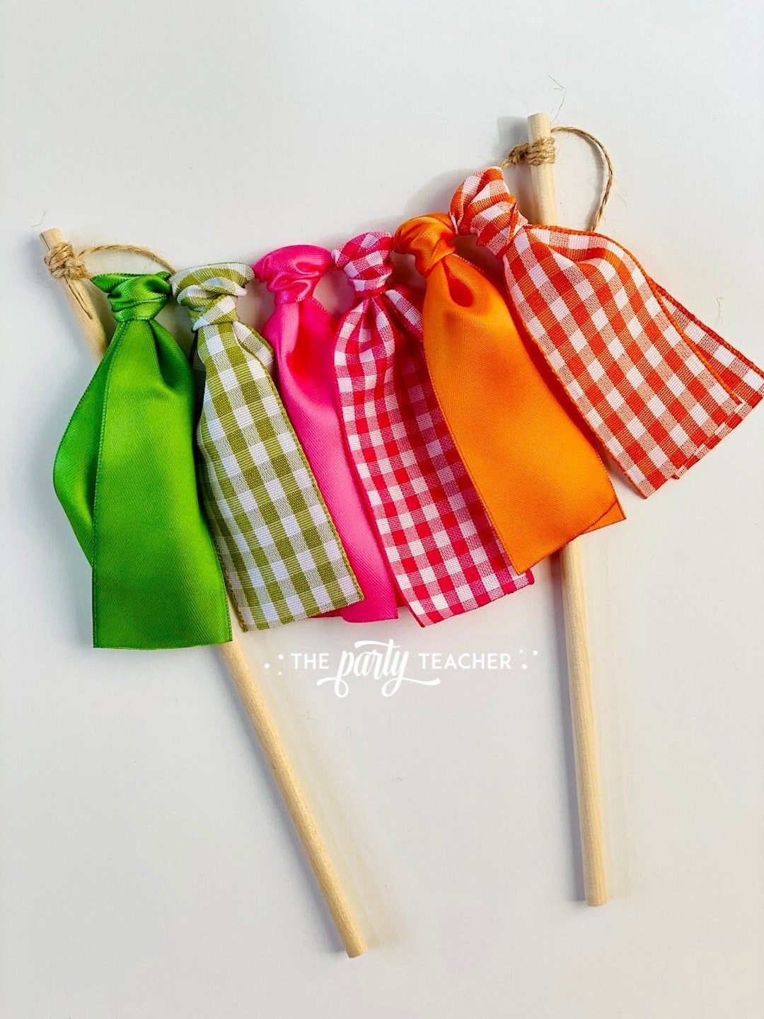 Easter Gingham Cake Topper, Gingham Cake Topper, Pastel Cake Topper ...