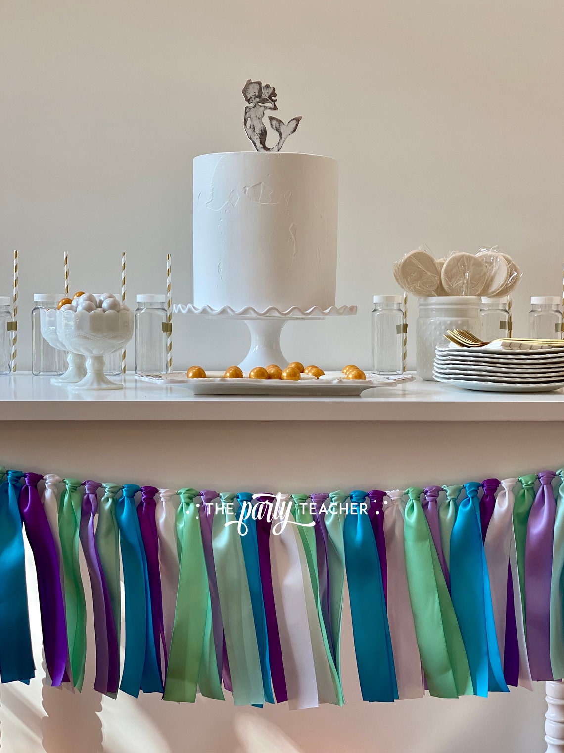 Mermaid Bunting Mermaid Garland Mermaid Party Mermaid - Etsy