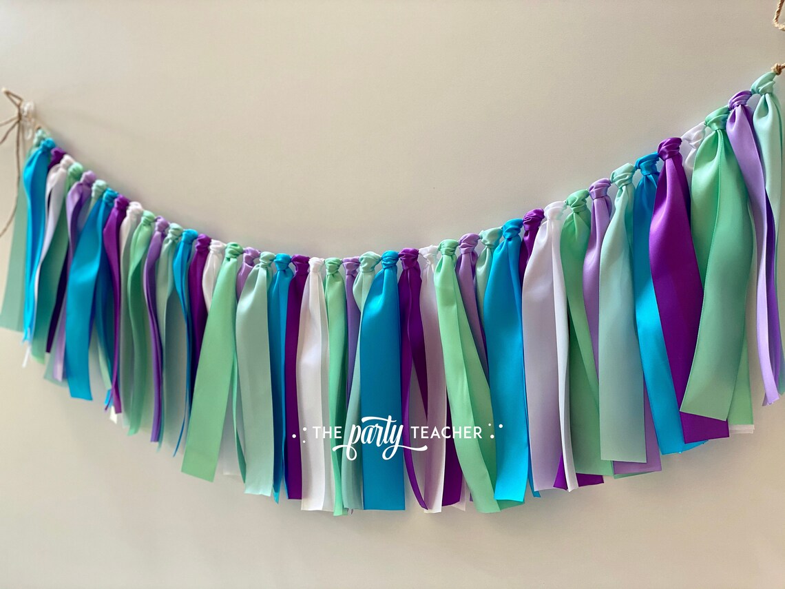 Mermaid Bunting Mermaid Garland Mermaid Party Mermaid - Etsy