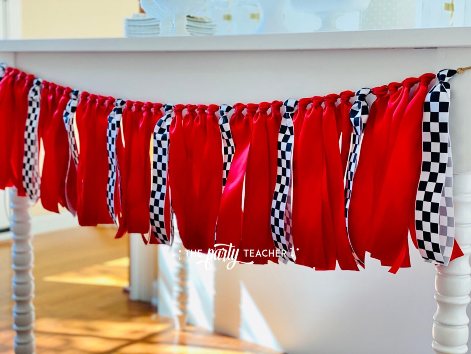 Race Car Ribbon Bunting Race Car Garland Race Car Bunting | Etsy