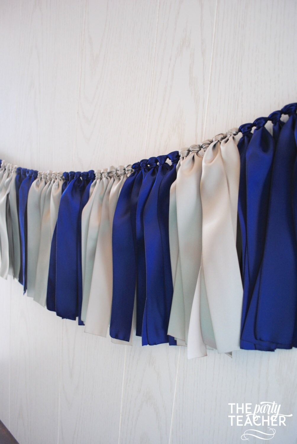 Graduation Party Graduation Bunting Navy Silver Bunting | Etsy