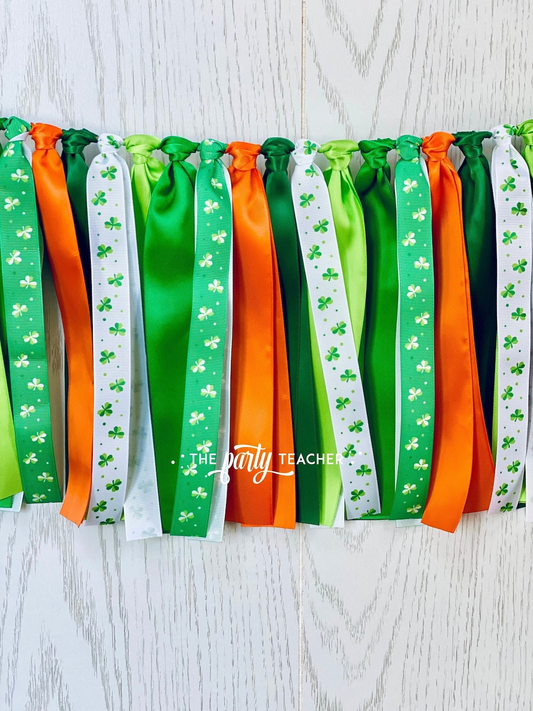 St Patricks Day Ribbon Bunting St Patricks Garland Banner St - Etsy