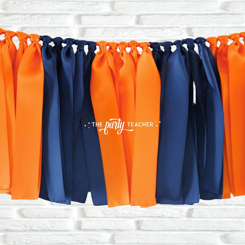 Orange Bunting - Etsy