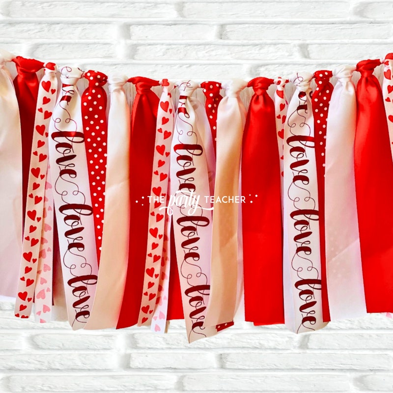 Valentine Bunting - Etsy