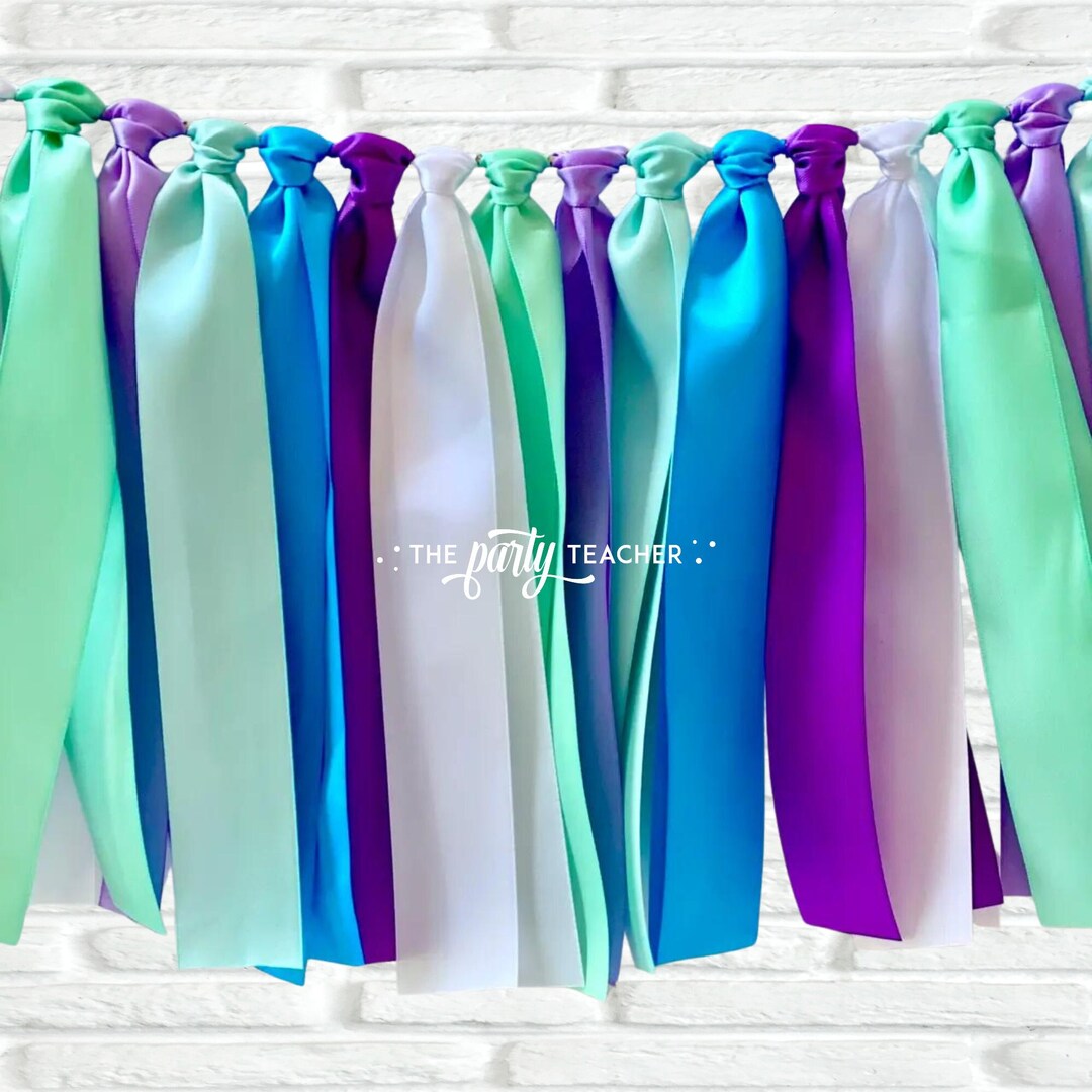 Mermaid Bunting, Mermaid Garland, Mermaid Party Decor, Mermaid Birthday ...