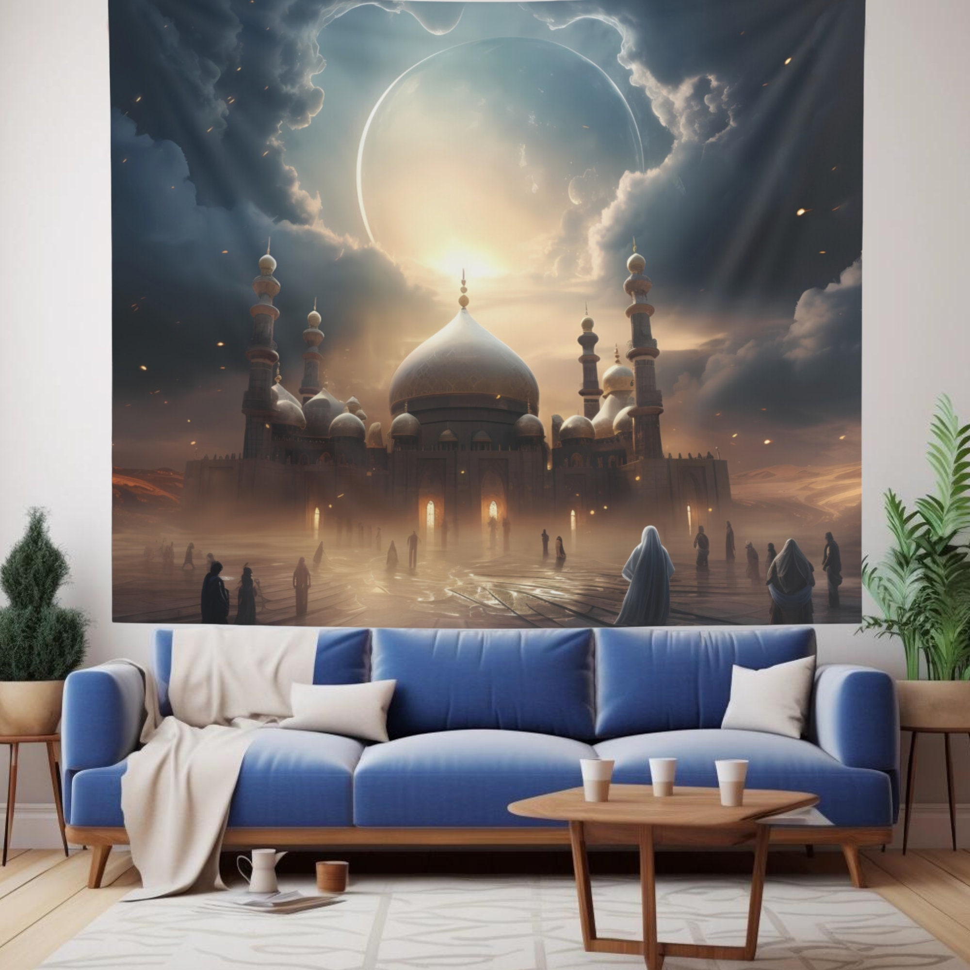 Islamic Tapestry mosque Islamic Wall Tapestry islamic Wall Hanging ...