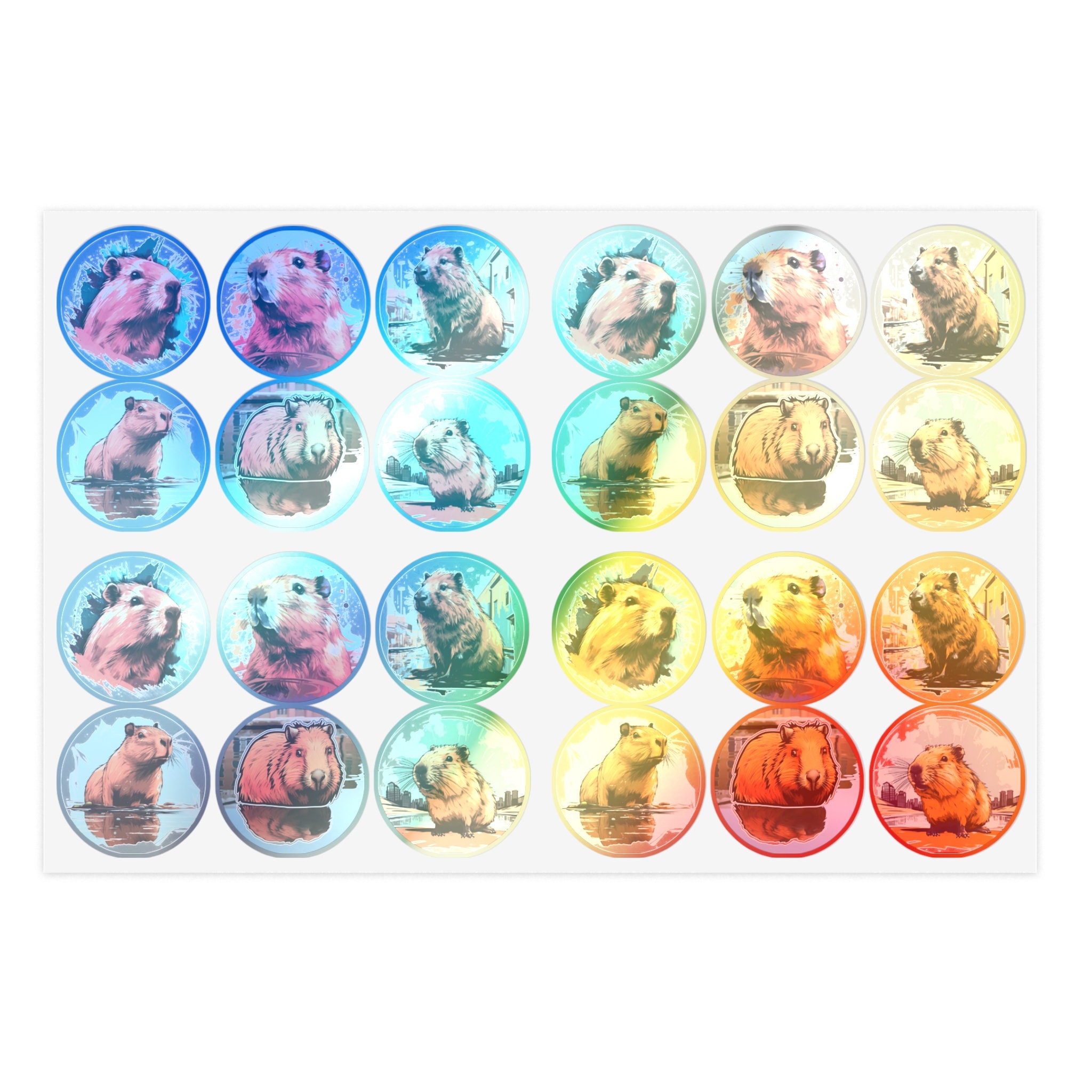 Capybara Sticker Capybaras Capybara Gift Capybara Stickers Funny ...