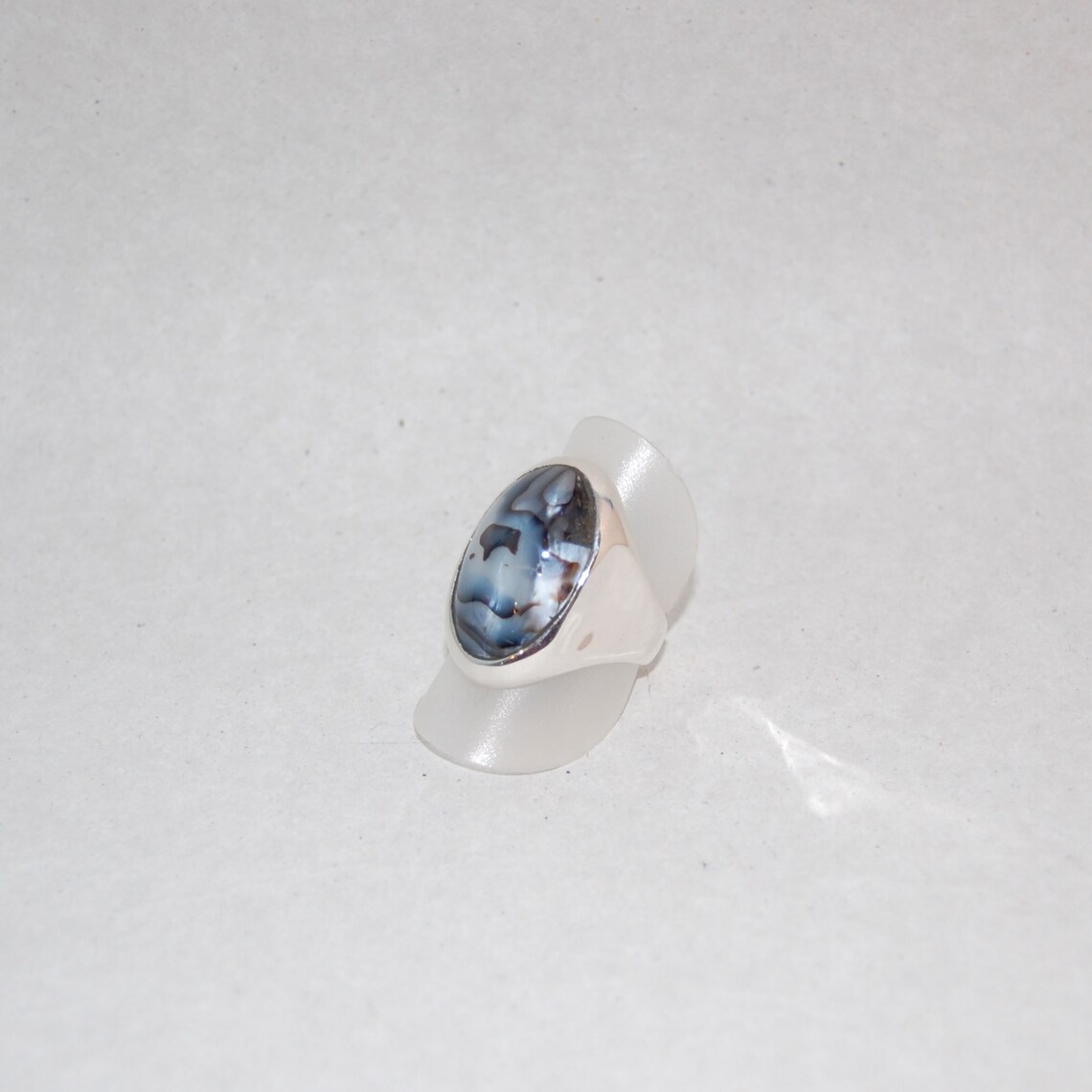 Sea Shell Ring Organic Jewelry Real Hammershell Silver - Etsy